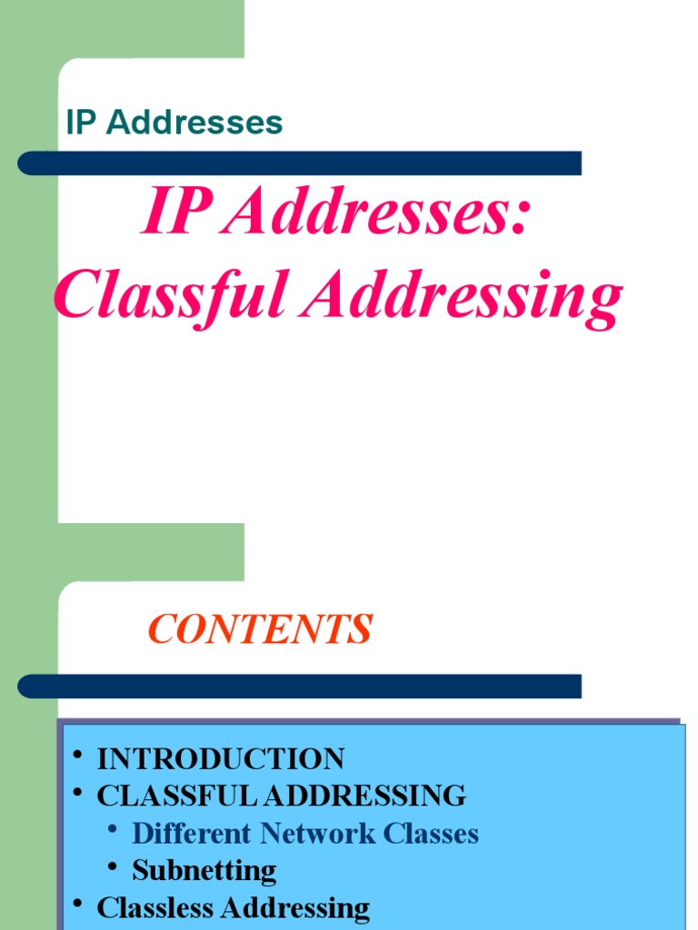 IP Addressing | PDF | Ip Address | Internet Architecture IP Addressing | PDF | Ip Address | Internet Architecture