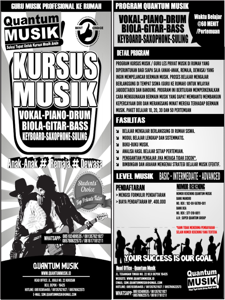 Kursus Musik Privat di Rumah | PDF