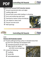 Working at Height - Training Presentation | PDF | Personal Protective ...