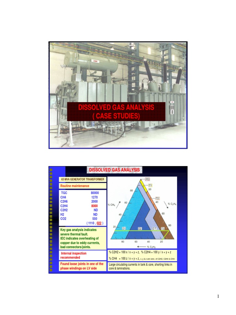 DGA Case Studies | PDF | Transformer | Electrical Equipment