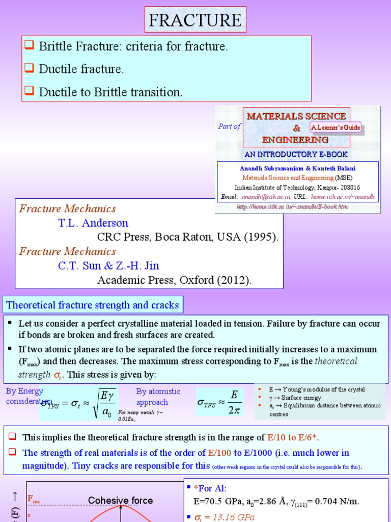 Fracture Mechanics Overview | PDF | Fracture Mechanics | Fracture