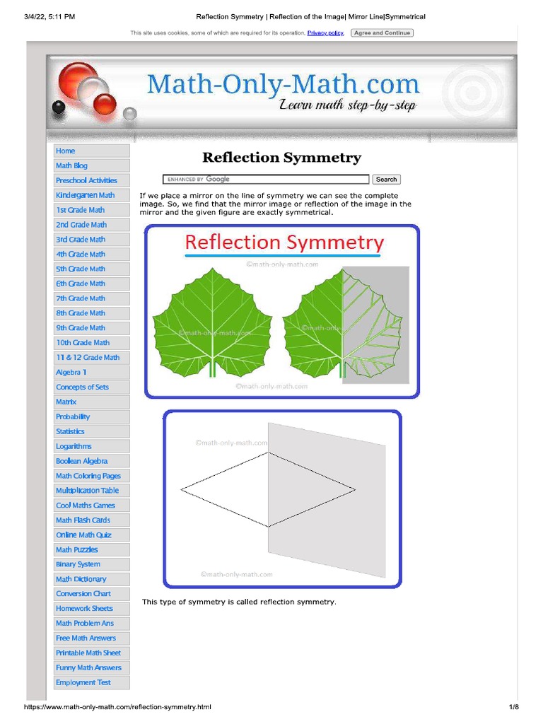 Reflection Symmetry | PDF