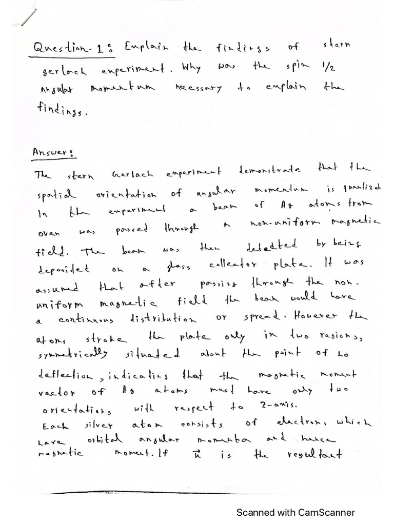 Quantum Assignment Solution | PDF