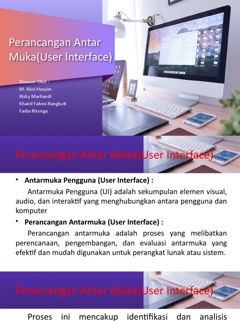 Perancangan Antarmuka (User Interface) - PPT Download | PDF