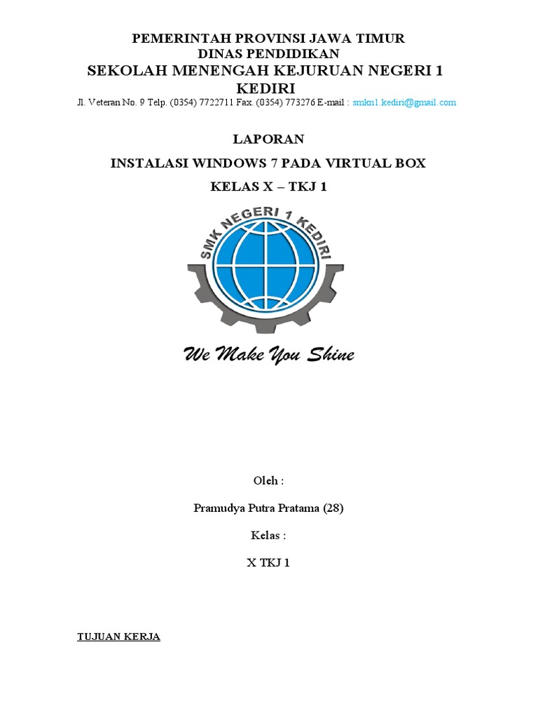 TUGAS Instalasi Windows 7 | PDF