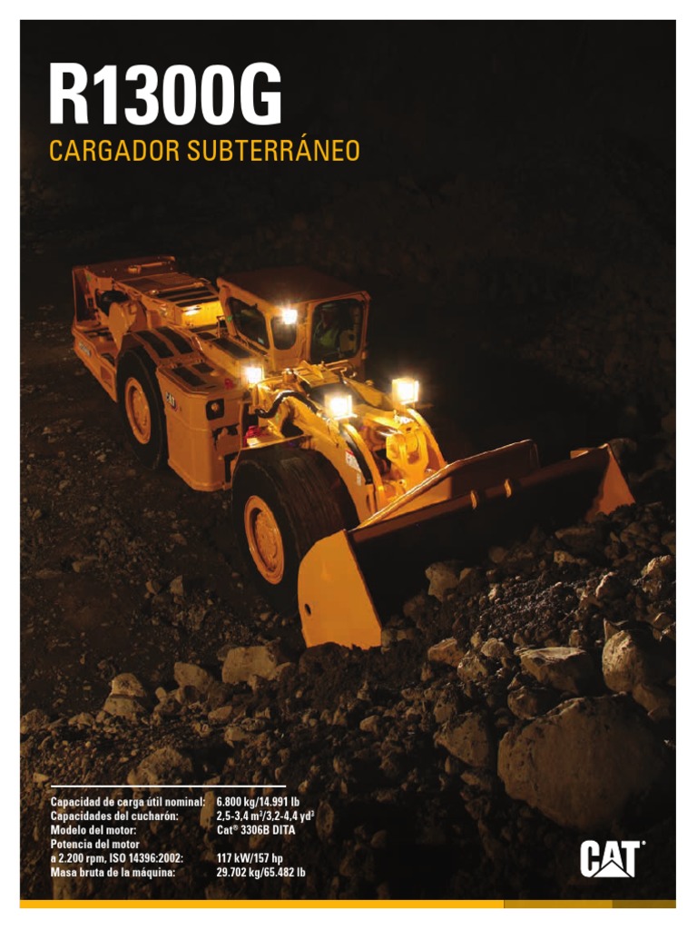 R1300G - Cat Manual | PDF | Motor diesel | Rodamiento (Mecánico)