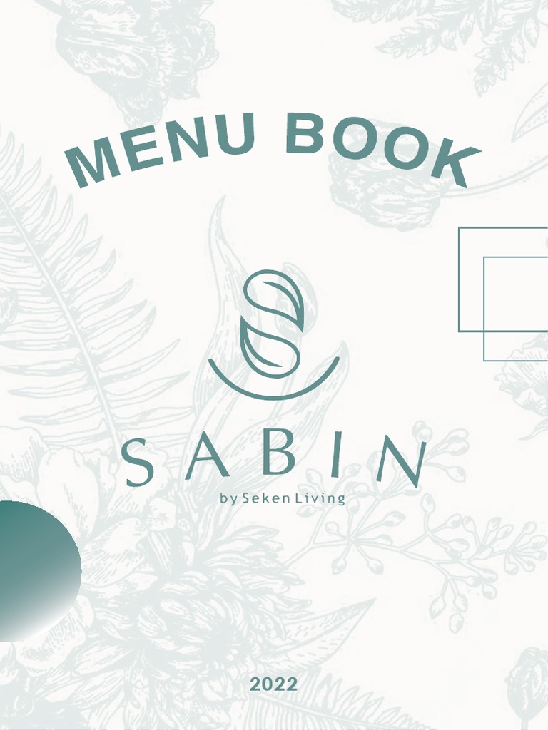 Snack Good Food Ends with Good Talk: A Menu from Sabin Cafe Offering ...