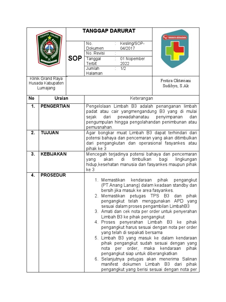 SOP Loading Dan Unloading | PDF