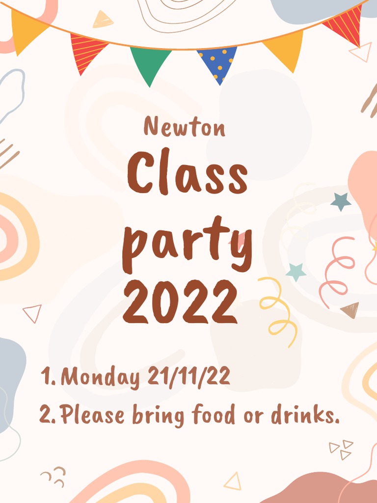Beige Colorful Pastel Cute Welcome To Our Class Flyer | PDF