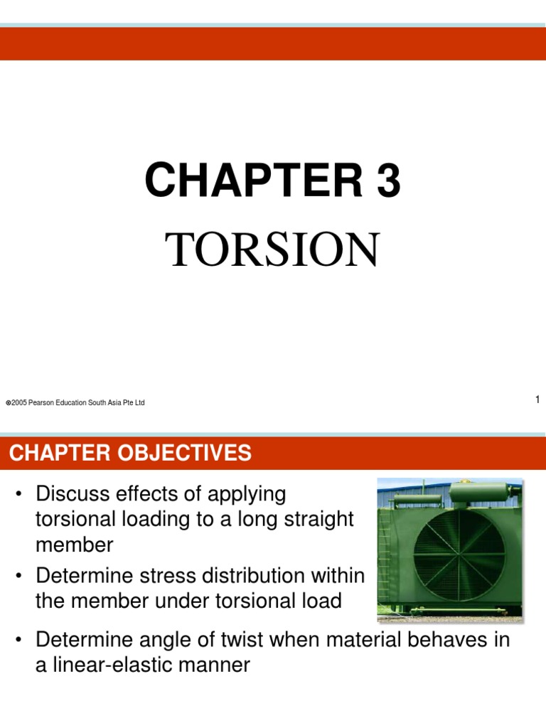 Chapter 3-Torsion Edit | PDF | Stress (Mechanics) | Torque