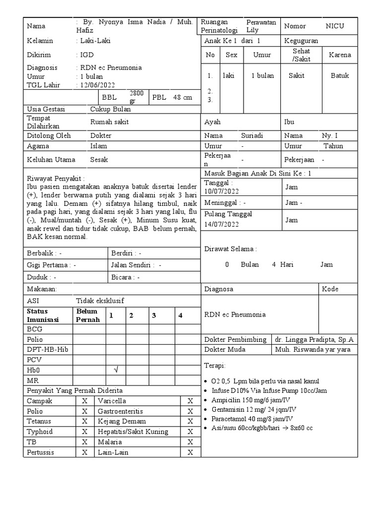 Refleksi Kasus Dr. Lingga 1 | PDF