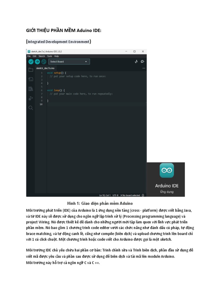 GIỚI THIỆU PHẦN MỀM Aduino IDE by binhh | PDF
