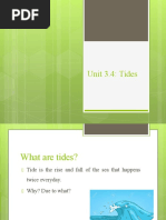 Tides Worksheet | PDF | Tide | Moon
