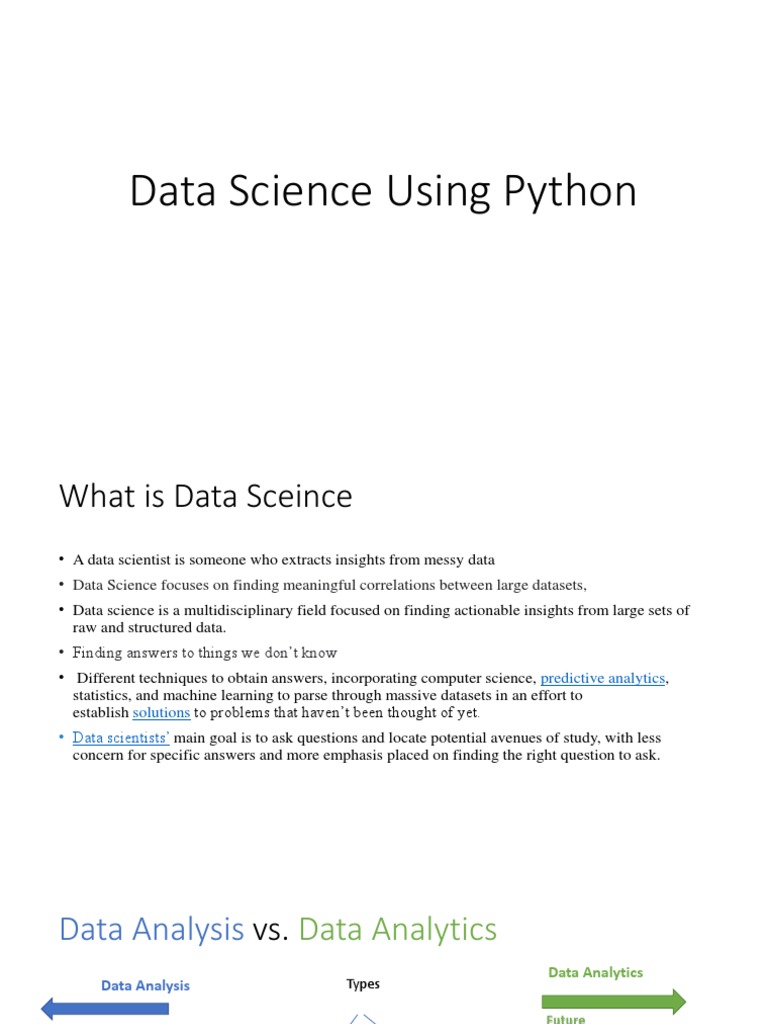 Facets of Data | Download Free PDF | Data Science | Data Analysis