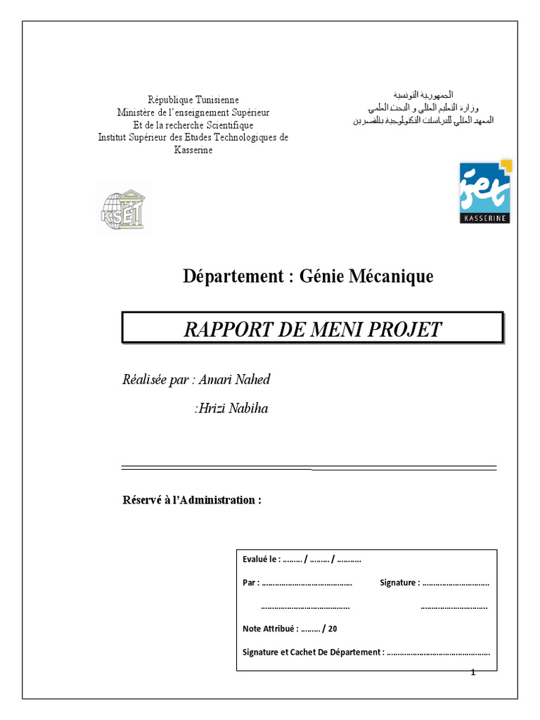 Rapport de Mini Projet | PDF | Thermoplastique | Secteurs de l'économie