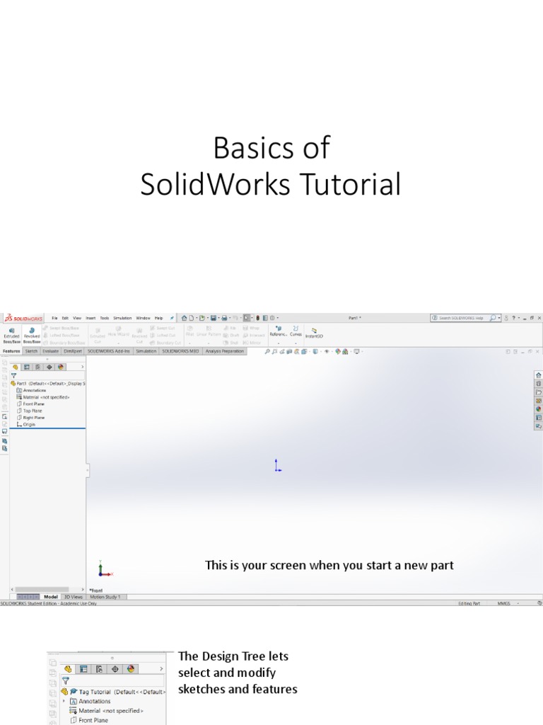 SolidWorks Tutorial | PDF