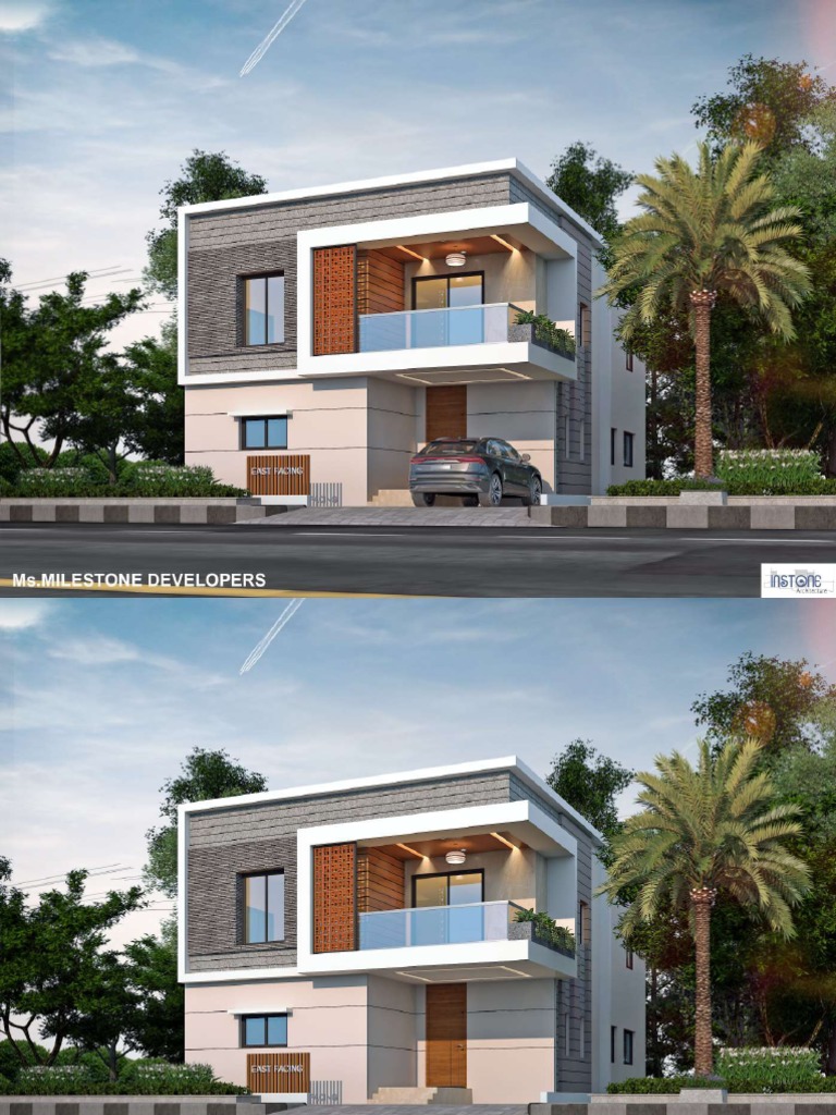 Milestone Villas Elevation Concept Renders | PDF