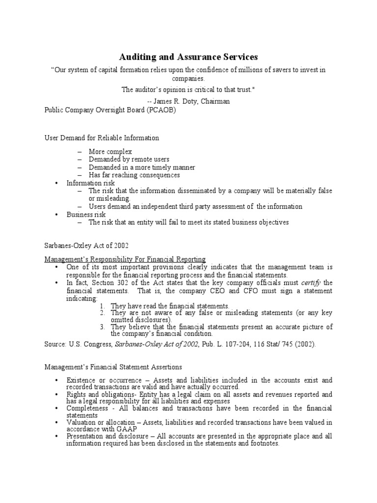 Auditing Essentials for Professionals | PDF | Audit | Financial Statement