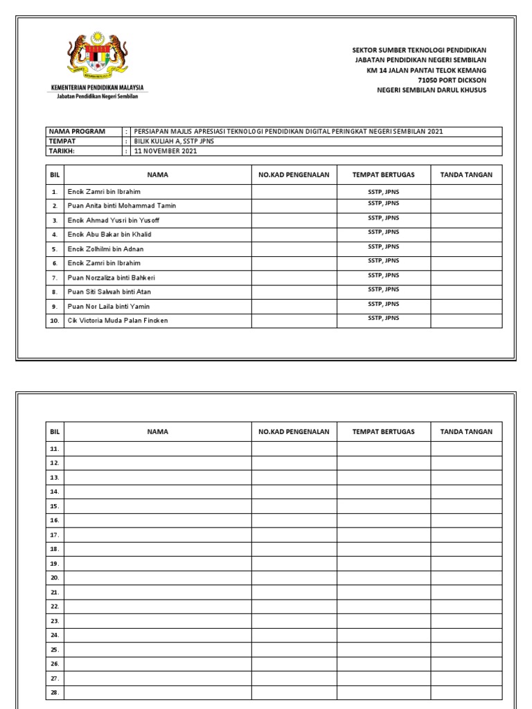 Borang Lk4 SSTP Dan Ajk | PDF