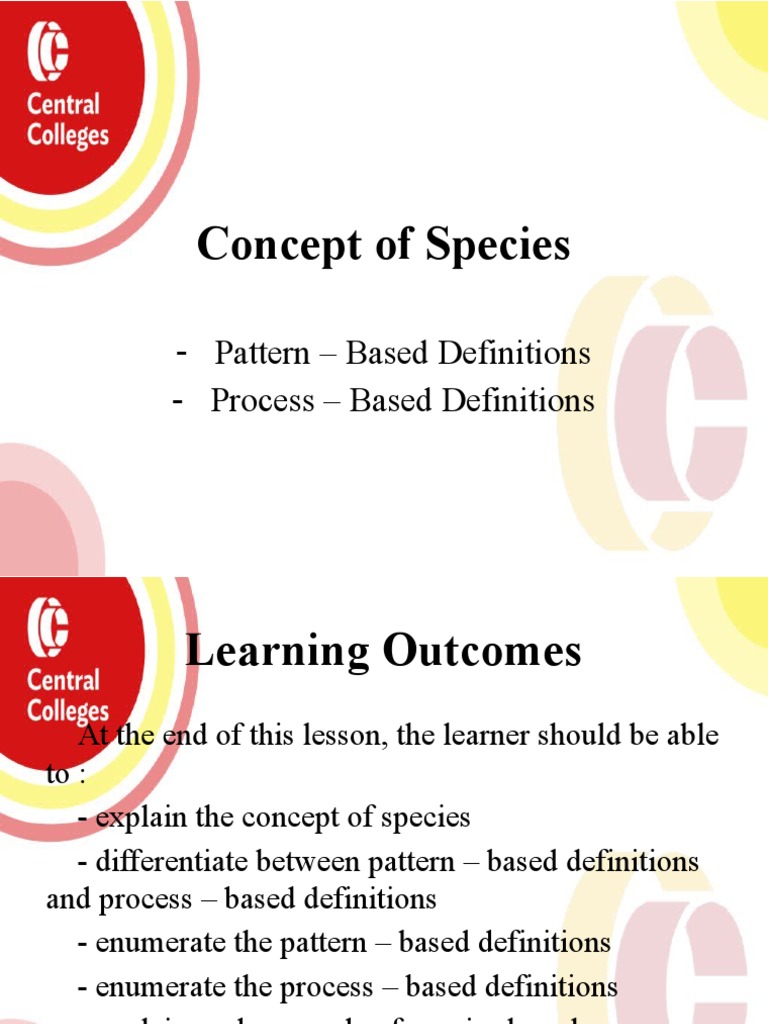 Concept of Species | PDF | Species | Reproduction