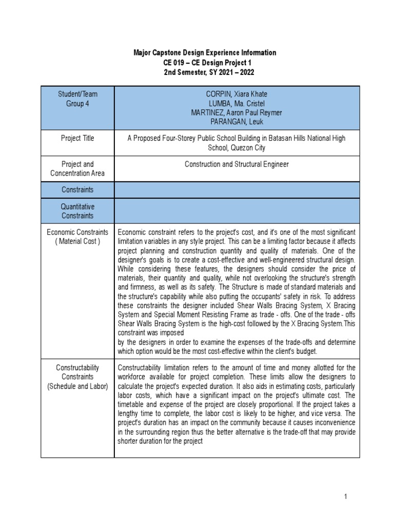 Group 4 Final Revison | PDF | Beam (Structure) | Structural Engineering
