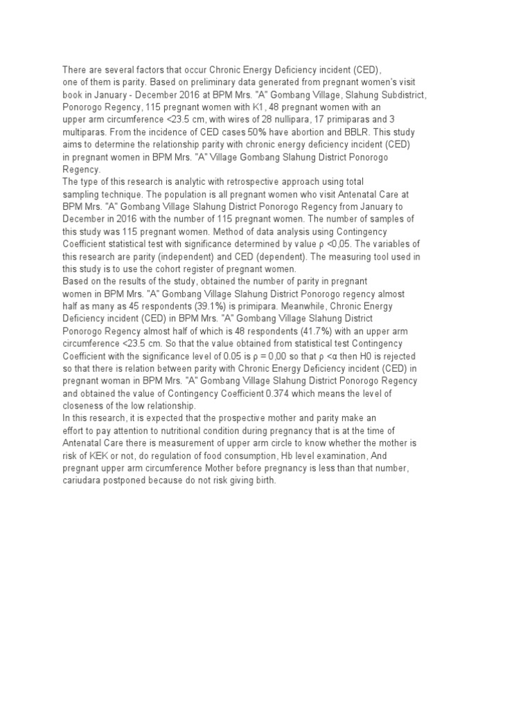 the-relationship-between-parity-and-chronic-energy-deficiency-incidence