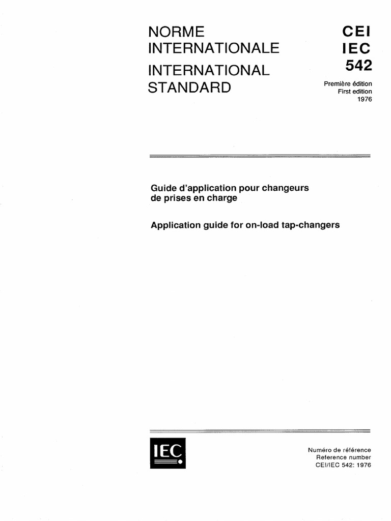 Iec 542 | PDF