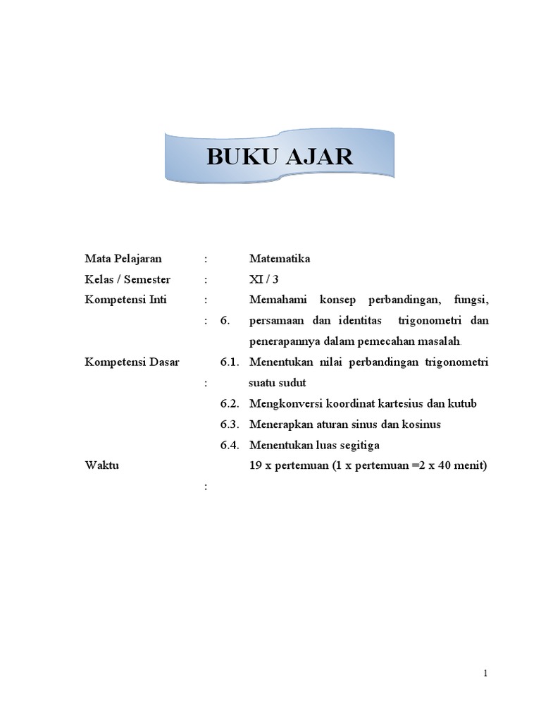 Format Buku Ajar | PDF