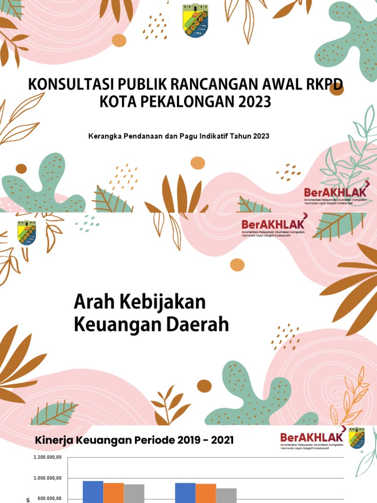 Paparan Kepala BPKAD Dalam Konsultasi Publik Ranwal RKPD 2023 | PDF