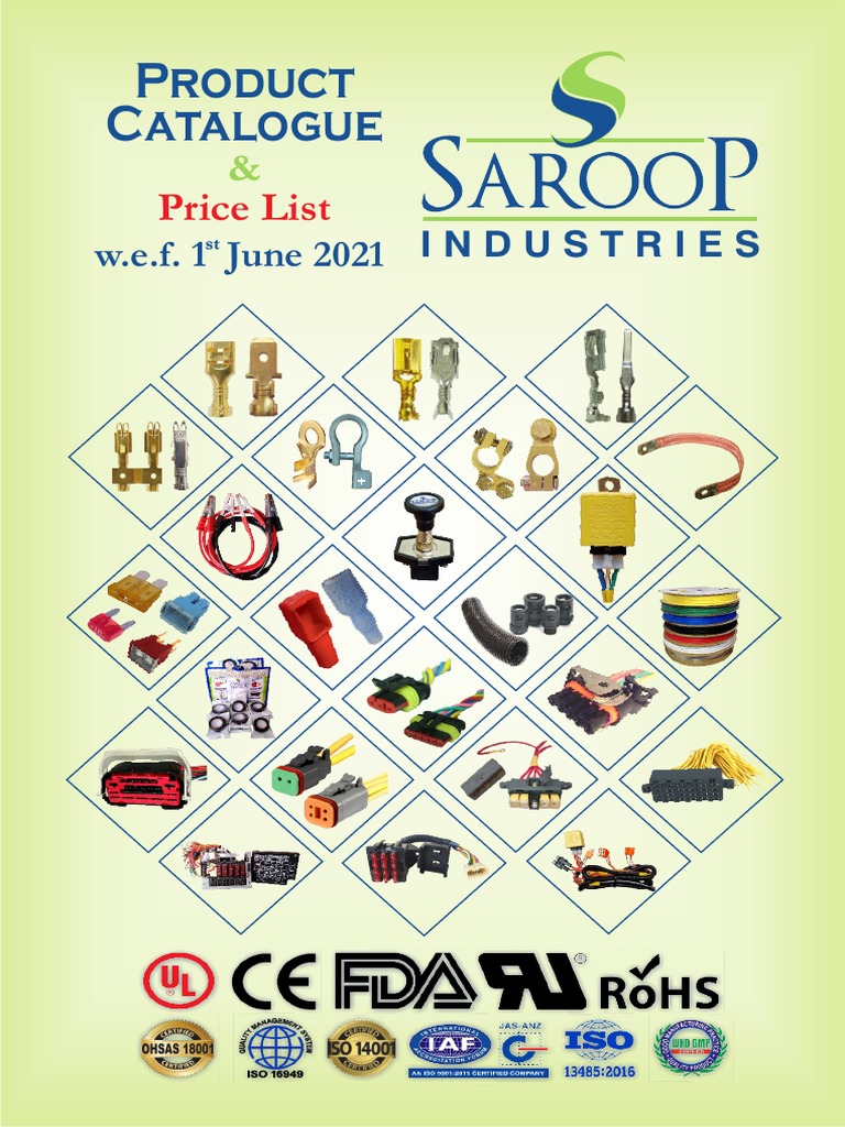 Saroop Industries Product Catalogue 2021 | PDF | Manufactured Goods ...