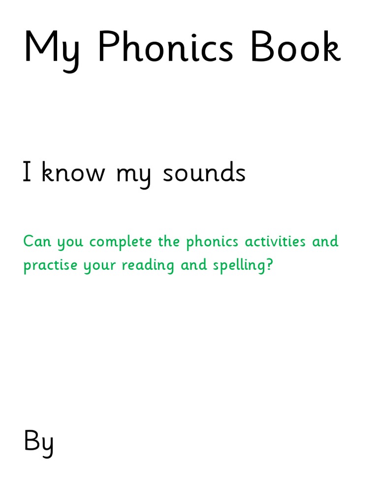 Grade 1 Phonics Activity Workbook | PDF | Phonics | Written Communication