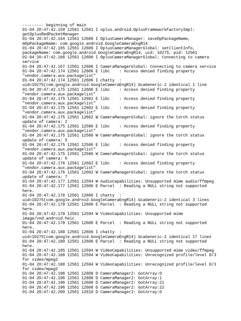 Log Cat 1672840062074 | PDF | System Software | Computer Programming