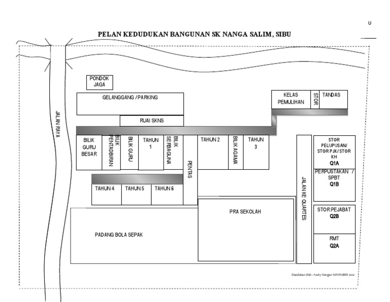 Pelan Sekolah SK Nanga Salim, Sibu 2020 | PDF