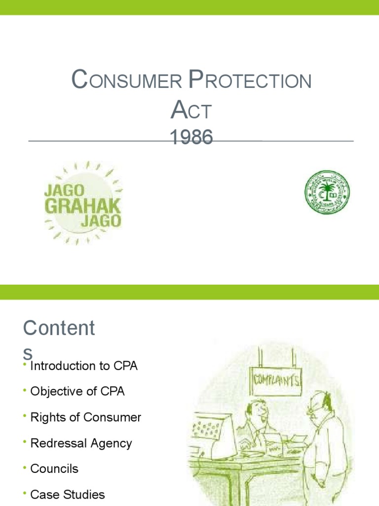 Consumer Protection Act | PDF | Consumer Protection | Insurance