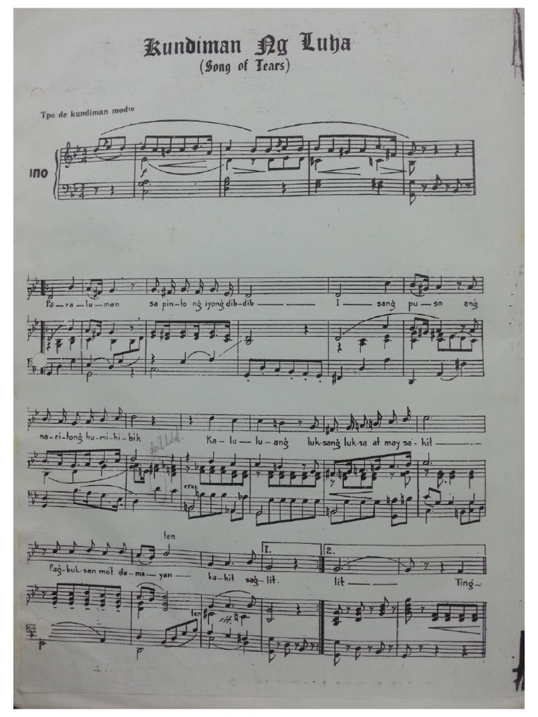 Kundiman NG Luha | PDF