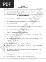 Ioqm Question Paper | PDF | Numbers | Integer