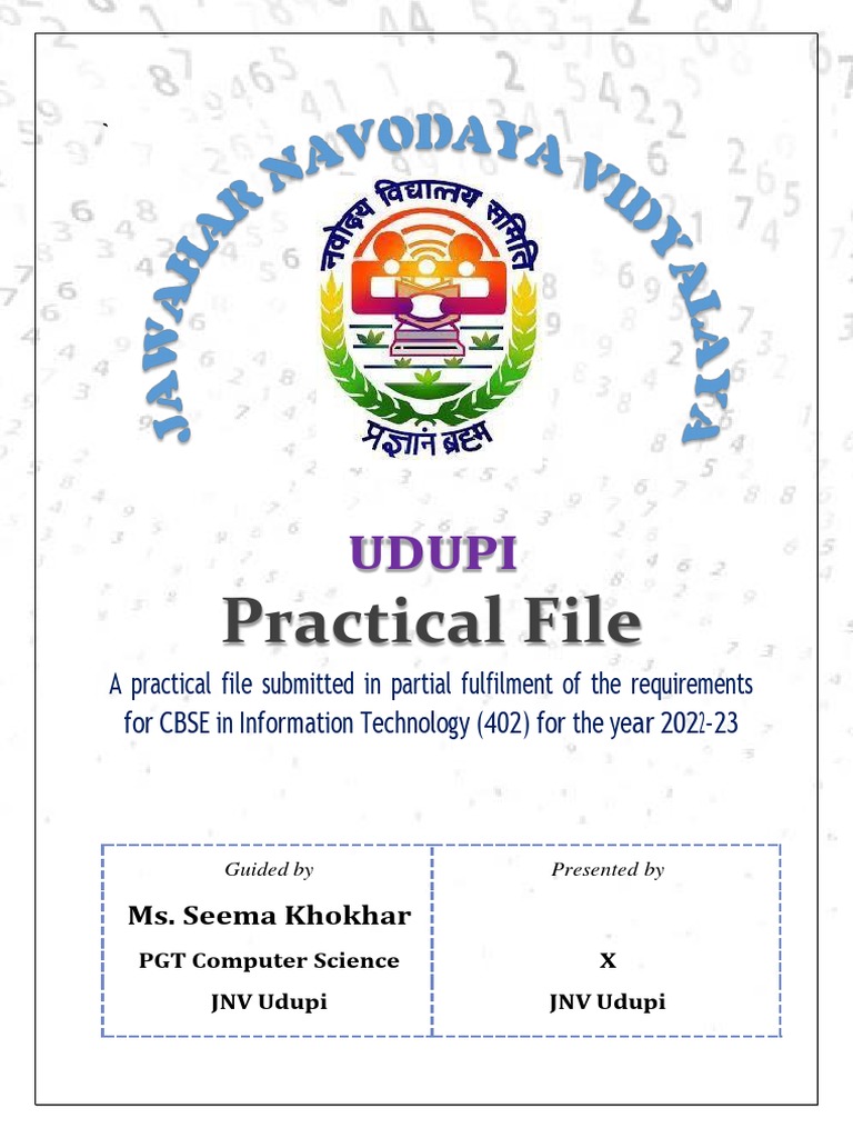 Practical File Class 10 2022-2023 | PDF | Information Retrieval ...