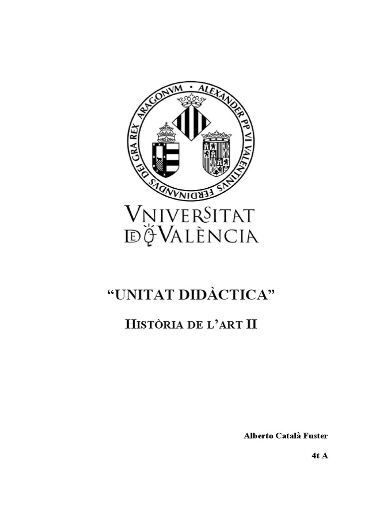 Unitat Didàctica | PDF