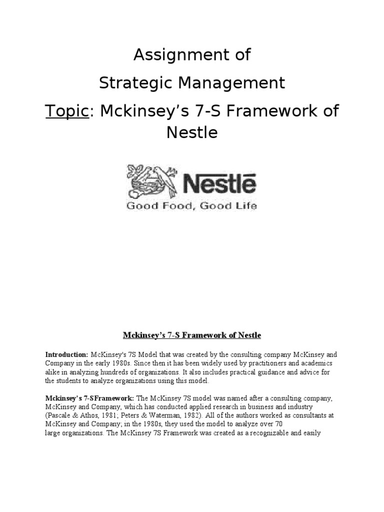 Mckinsey | PDF | Mc Kinsey & Company | Strategic Management