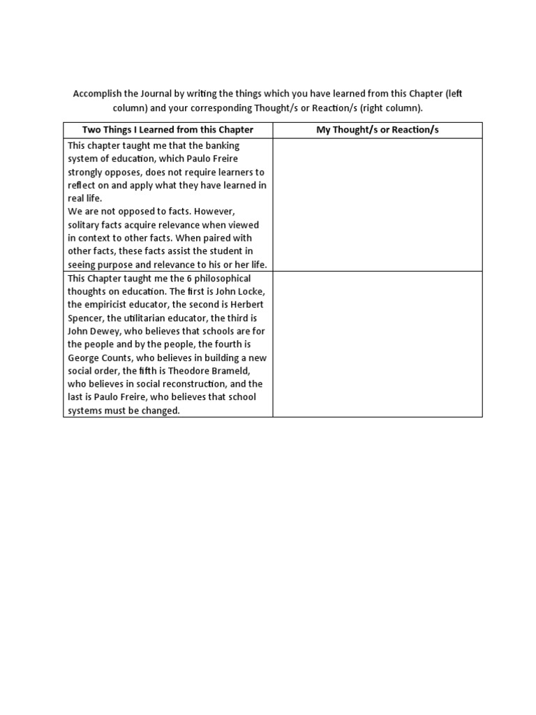 Key Learnings from Educational Philosophy | PDF | Philosophy