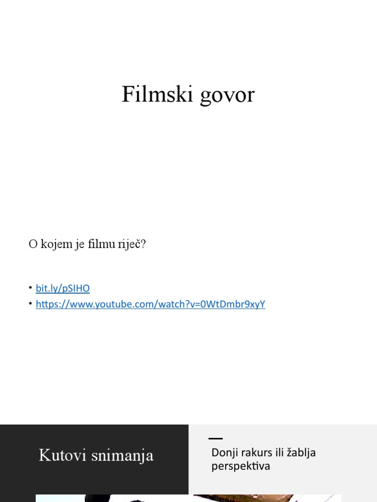 Filmski Govor | PDF