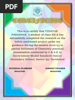 Certificate and Acknowledgement Class 12th Project | PDF