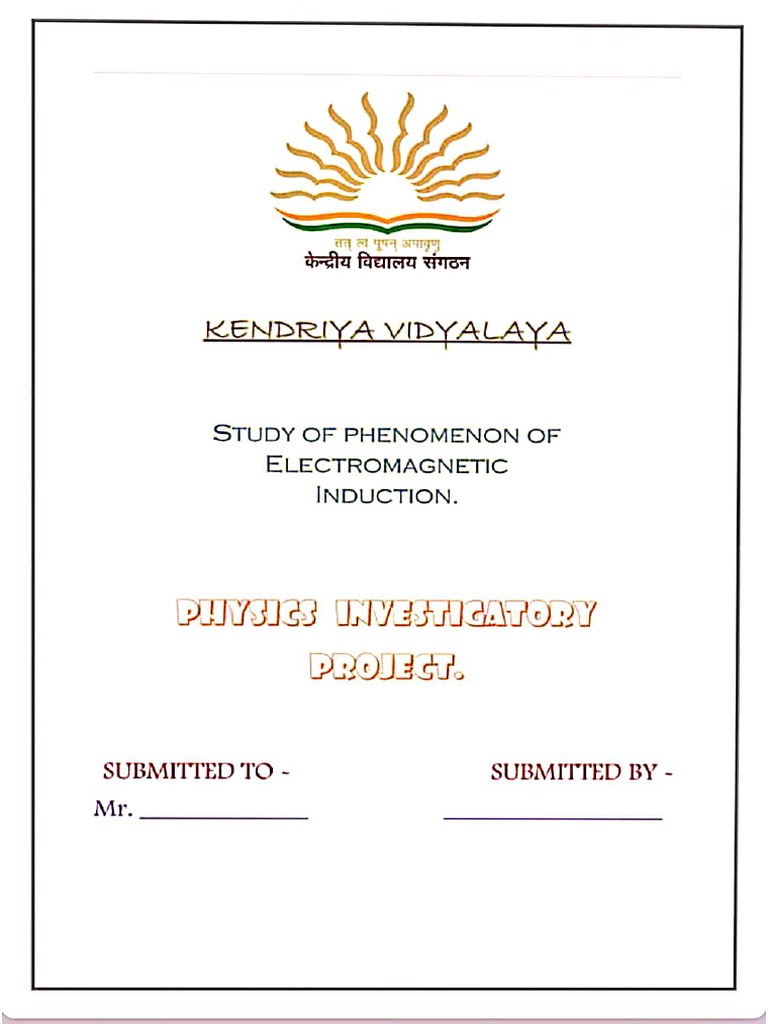 Investigatory Project (Sample Report) | PDF