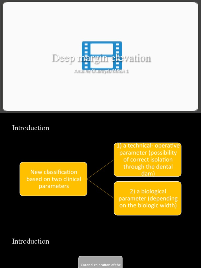 Deep Margin Elevation | PDF | Dentistry Branches | Medical Specialties