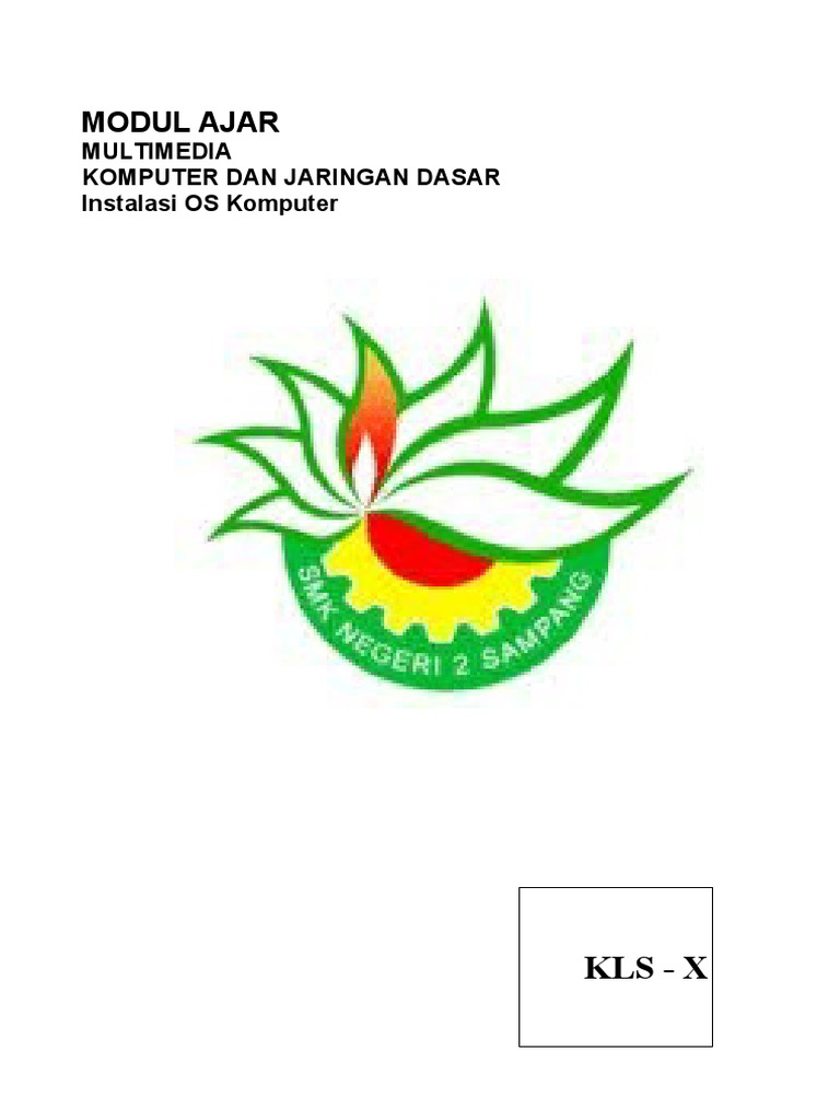 Modul Ajar Instalasi OS Komputer | PDF