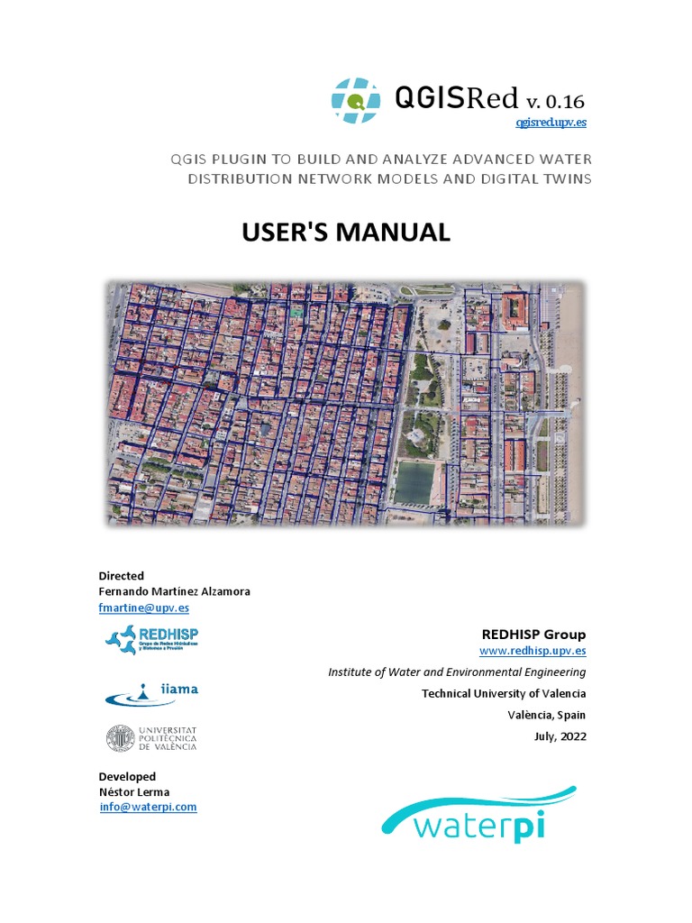 QGISRed 0.16 Usermanual en | PDF | Directory (Computing) | Computer File