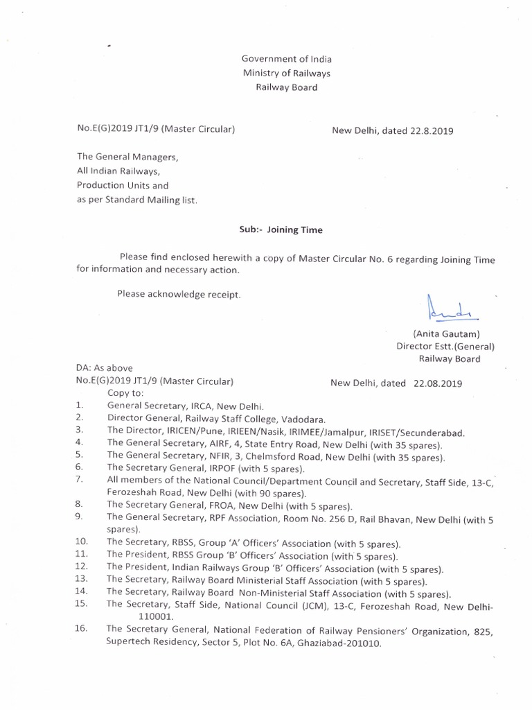 MC 6 On Joining Time | PDF