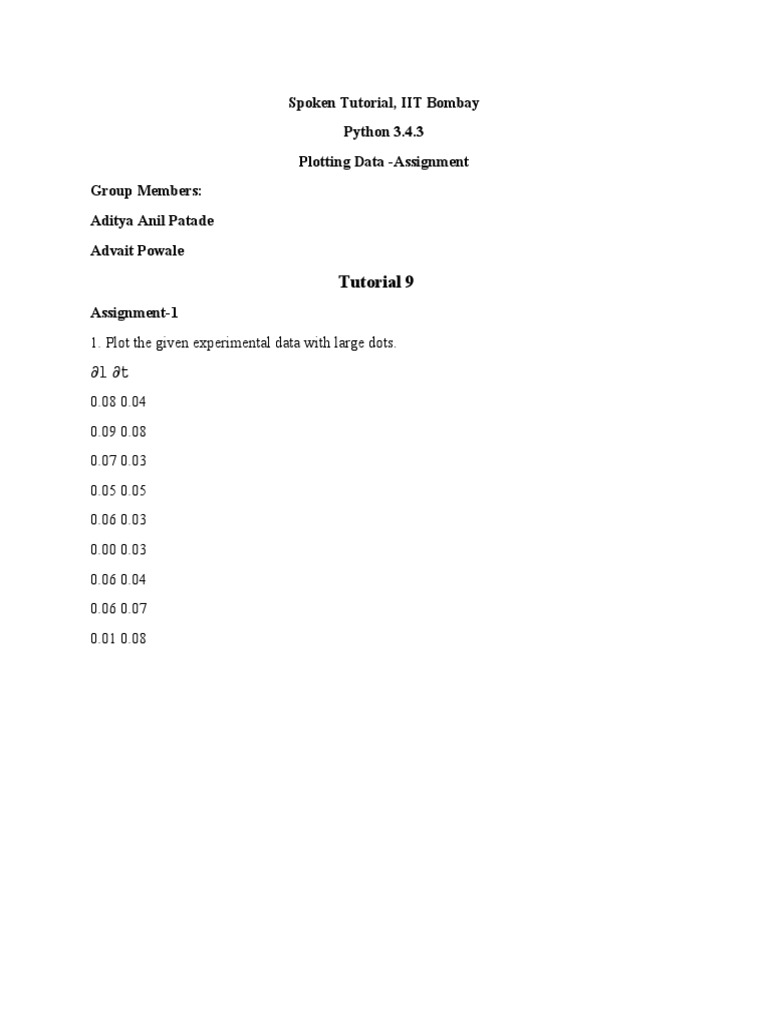 Tutorial 9 & 10 Assignment | PDF Tutorial 9 & 10 Assignment | PDF