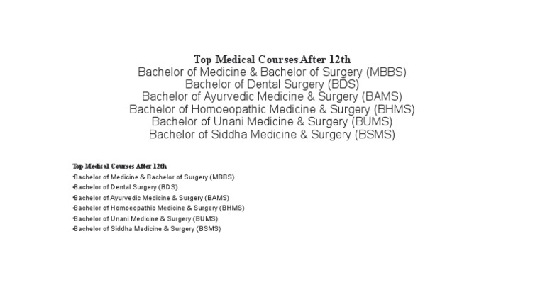 MBBS | PDF