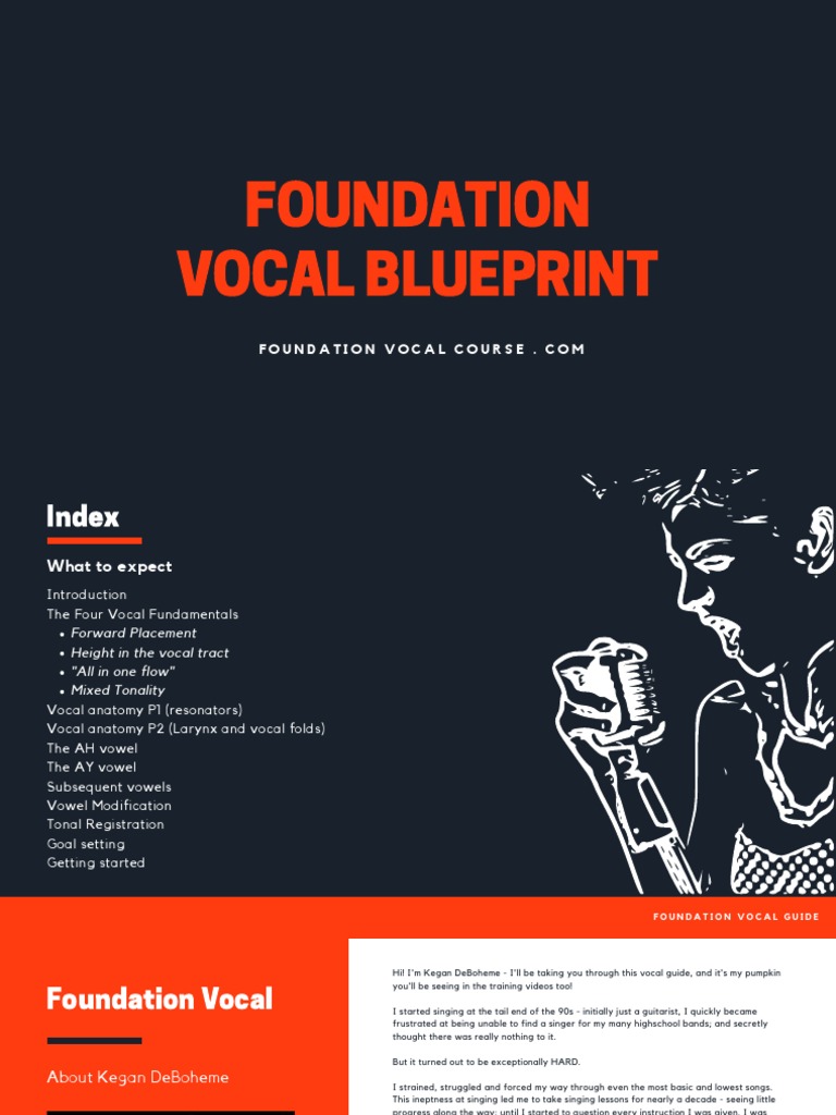 Foundation Vocal Blueprint V1 | PDF | Human Voice | Singing